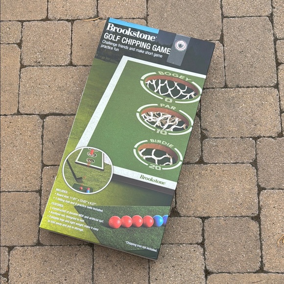 Brookstone | Games | Brookstone Golf Chipping Outdoor Lawn Game Set ...